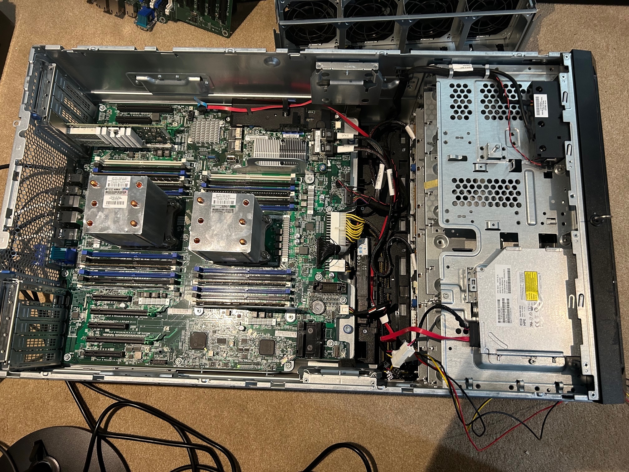 HP ProLiant ML350 Gen9 as a home server