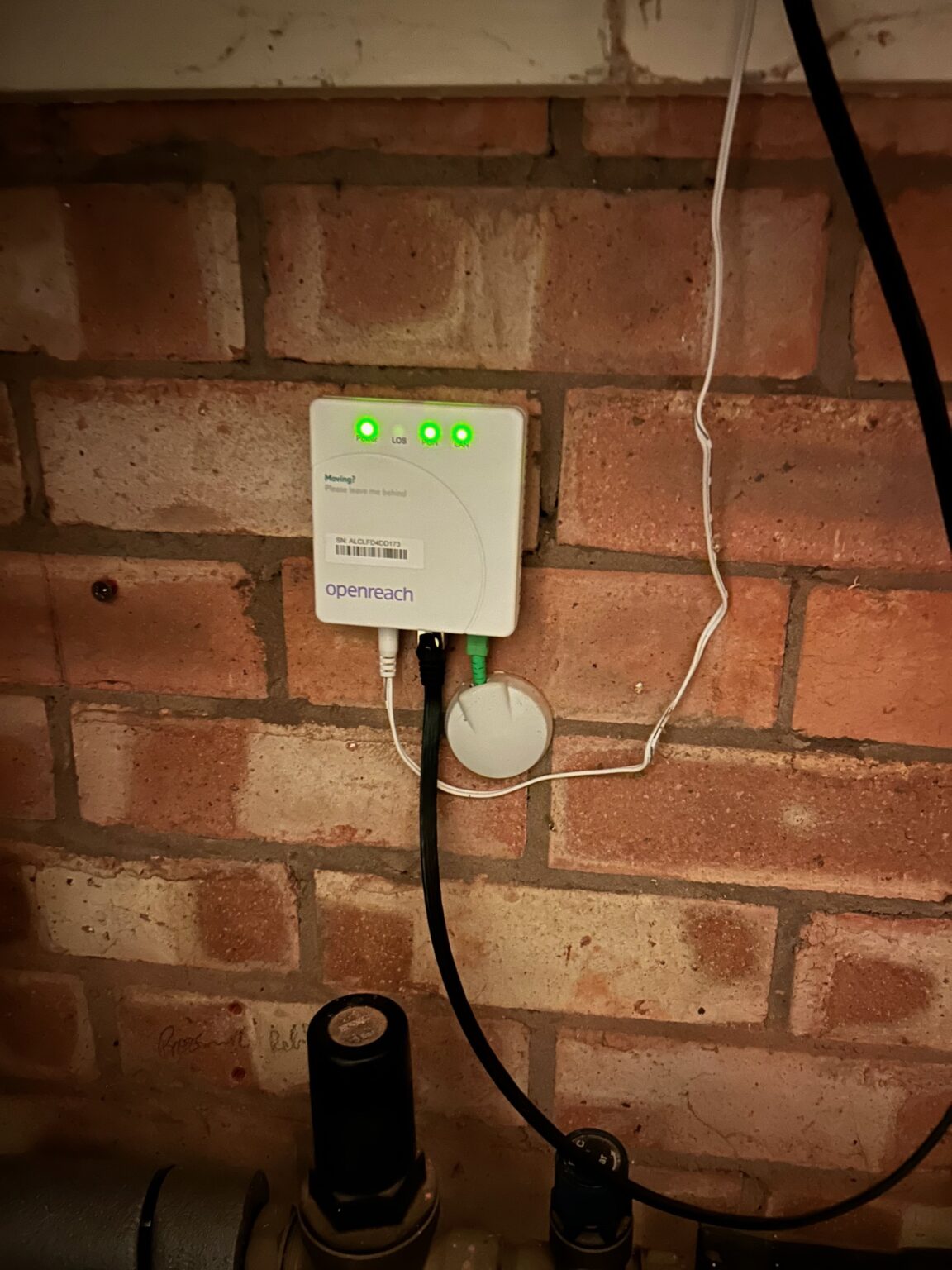 Installation of BT OpenReach’s new 1.6Gbps FTTP Service